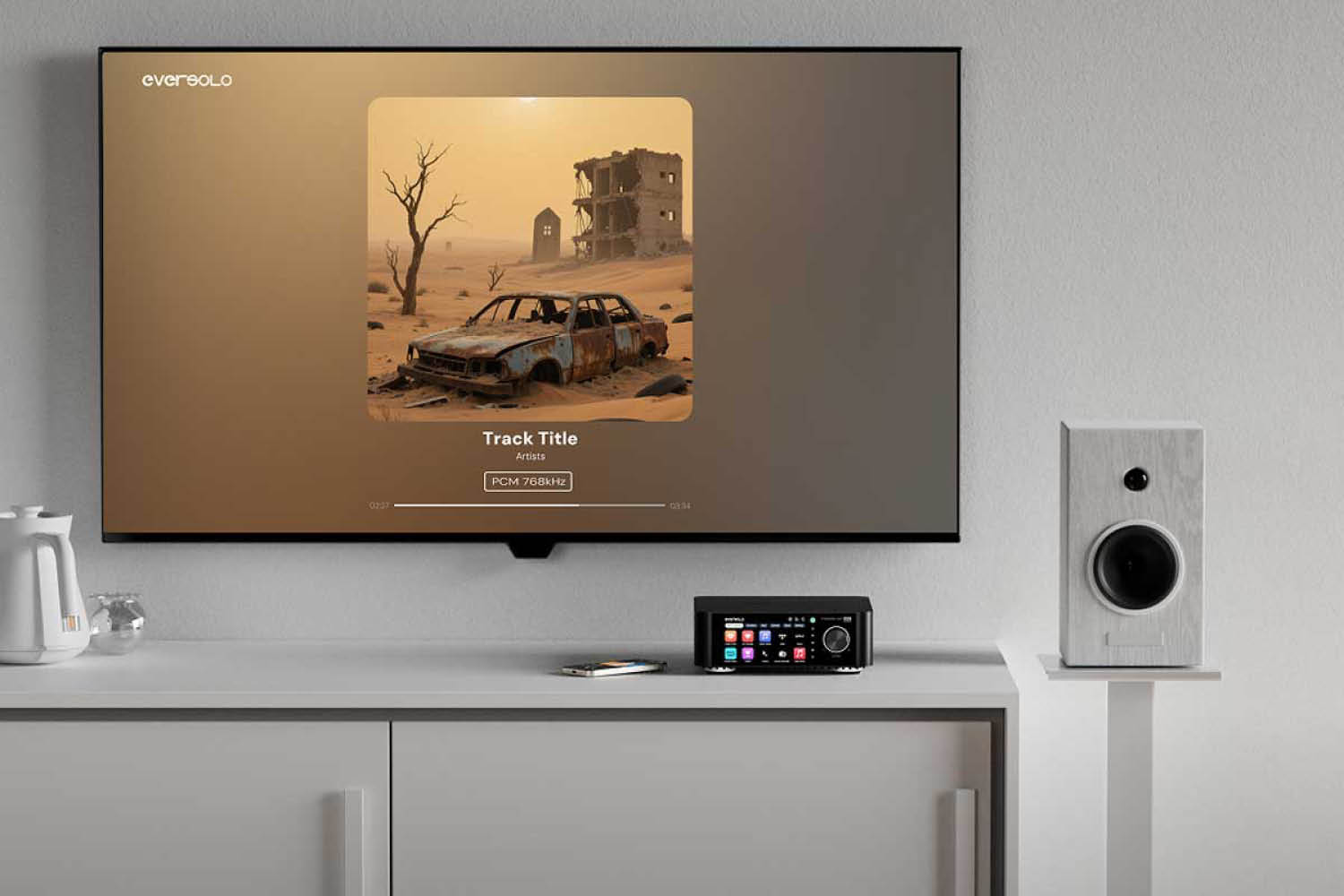 Eversolo Control rend le streaming visible avec une version TV de son application de contrôle